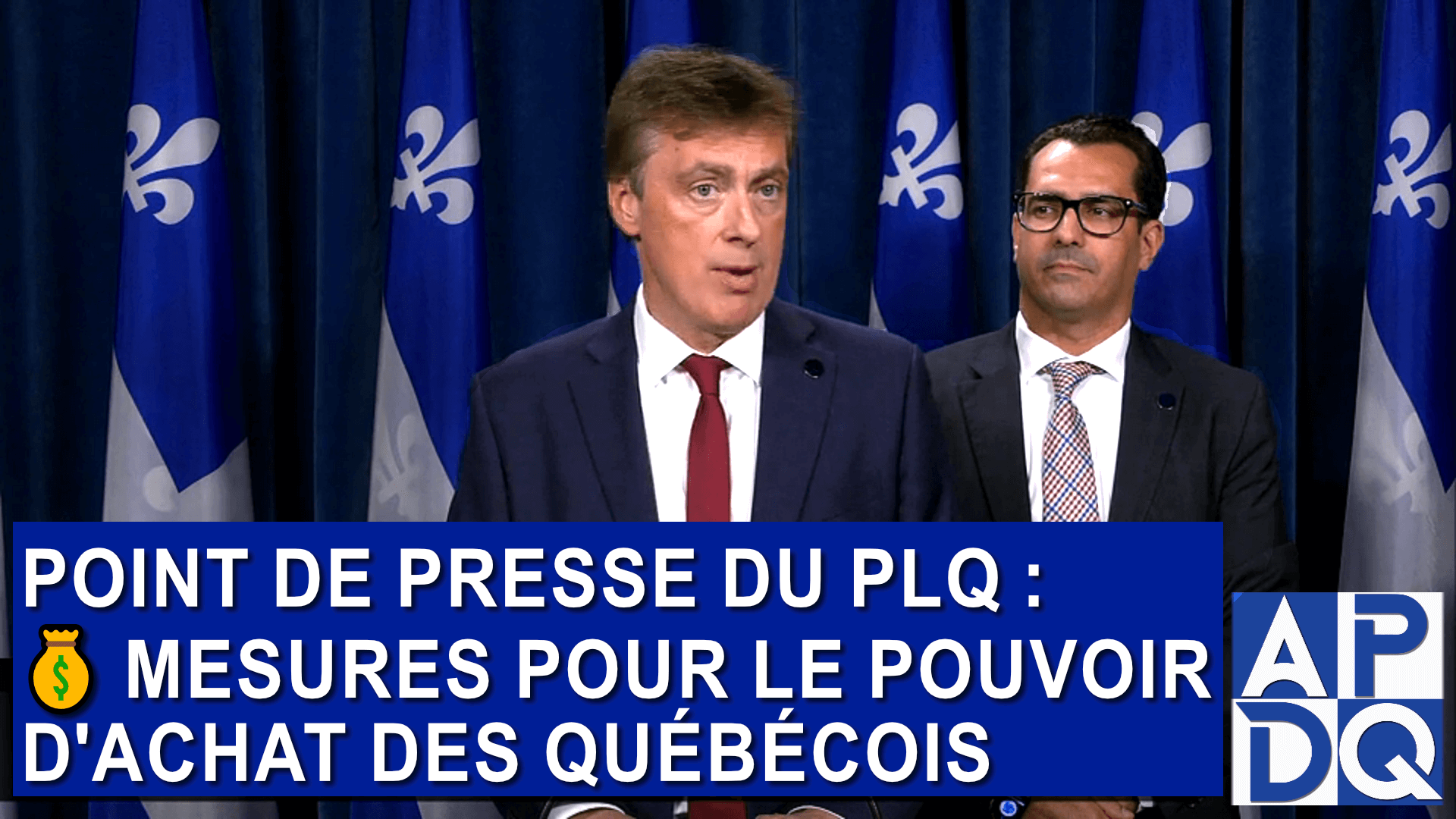 Point de Presse PLQ : 💰 Mesures pour le Pouvoir d'Achat des Québécois